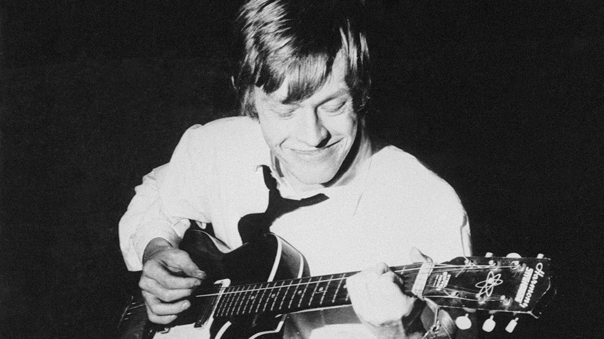 Strumming History: Brian Jones' Harmony Stratotone, the Guitar That ...